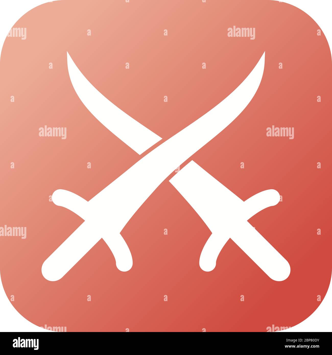 Beautiful Arabian Swords Glyph Vector Icon Stock Vector Image & Art - Alamy