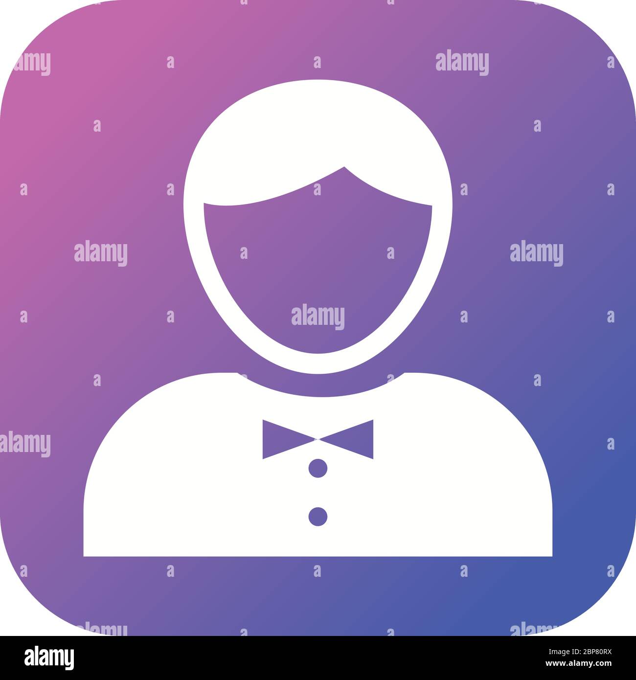 Waiter profile Stock Vector Images - Alamy