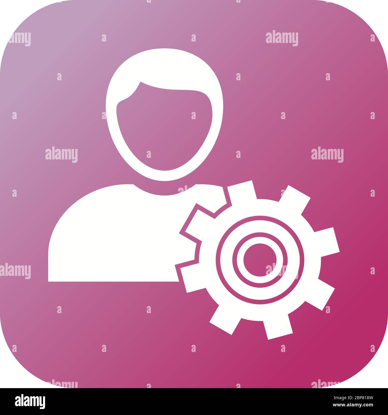 Profile settings Stock Vector Images - Alamy