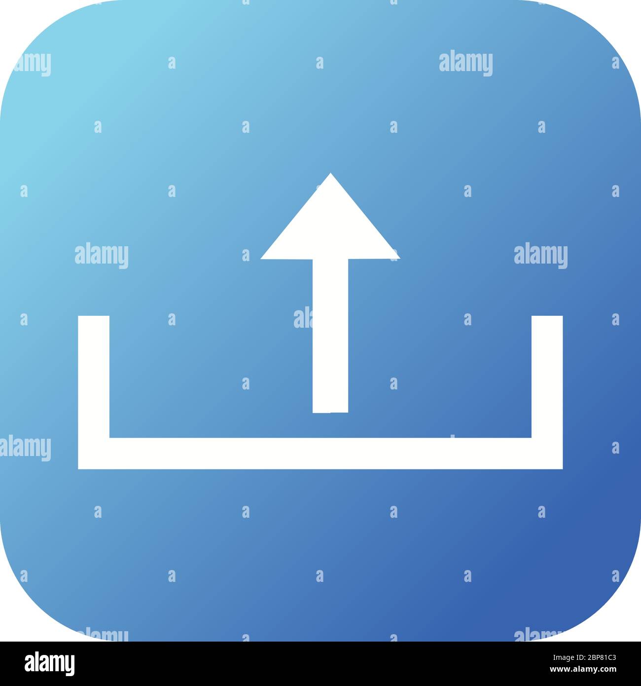 Beautiful Upload Glyph Vector Icon Stock Vector Image & Art - Alamy