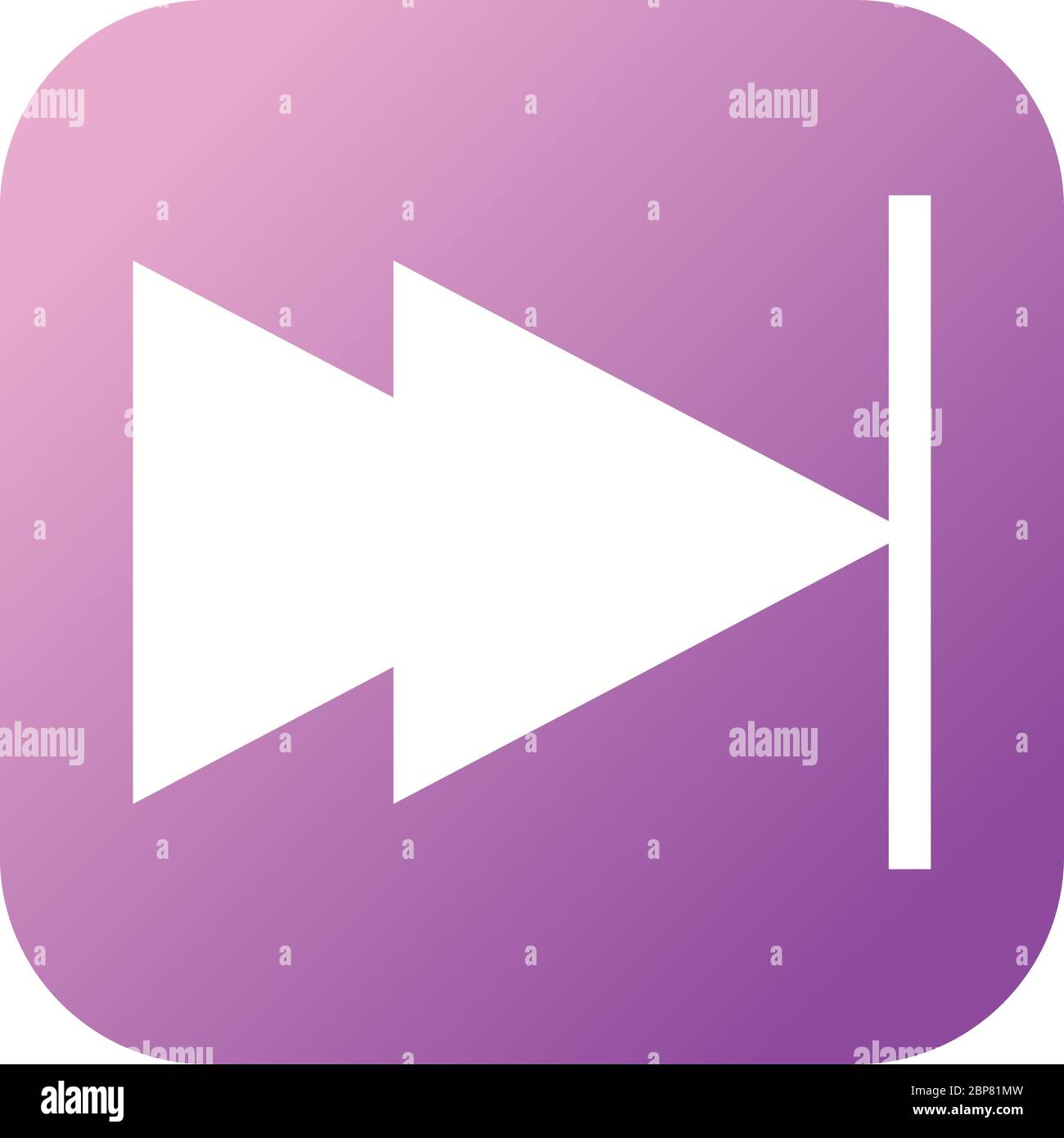 Beautiful Next Arrow Glyph Vector Icon Stock Vector Image & Art - Alamy