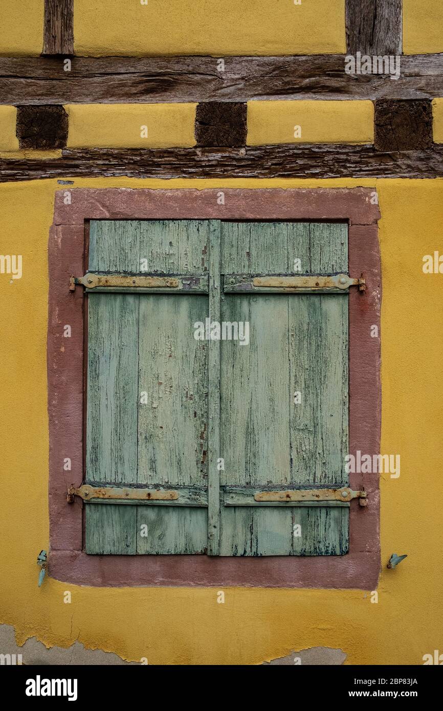 Windows shuttered window hi-res stock photography and images - Alamy