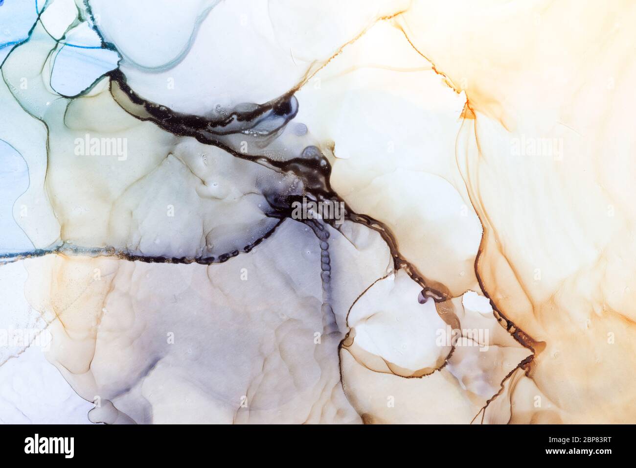 Marble texture. Alcohol ink Abstract background. Modern art. Abstract ...