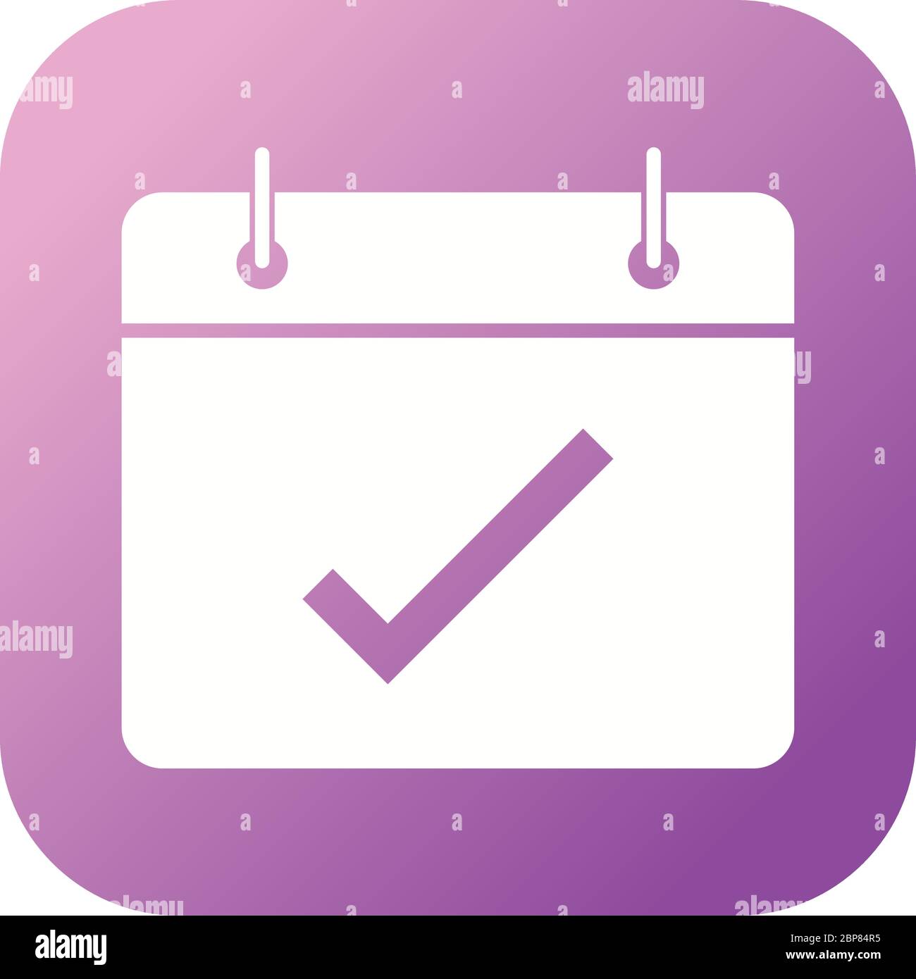 Beautiful Marked Date Glyph Vector Icon Stock Vector Image & Art - Alamy
