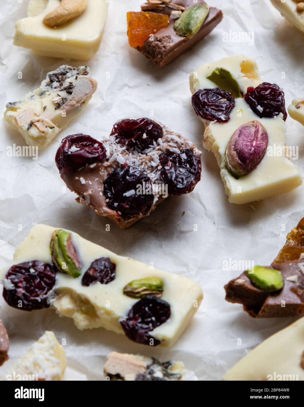 artisanal handmade gourmet milk chocolate dessert snack Stock Photo - Alamy