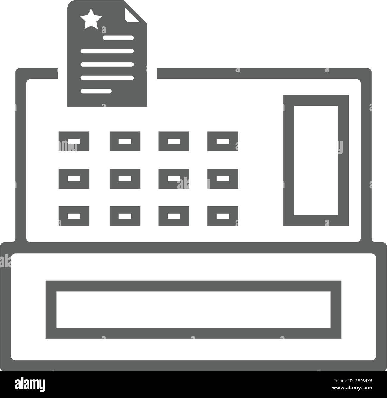 Beautiful design and fully editable Cash, receipt, register icon for ...