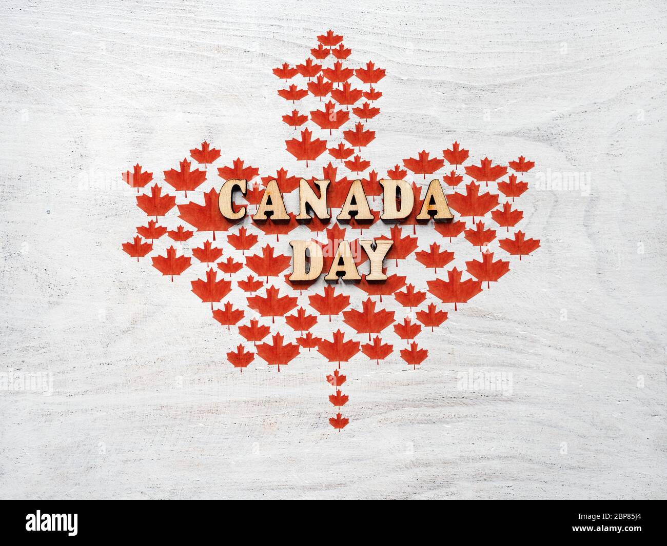 Beautiful drawing of the Canadian Flag. Closeup Stock Photo - Alamy