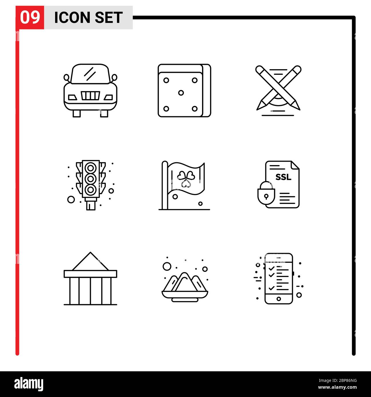 Stop columns Stock Vector Images - Alamy