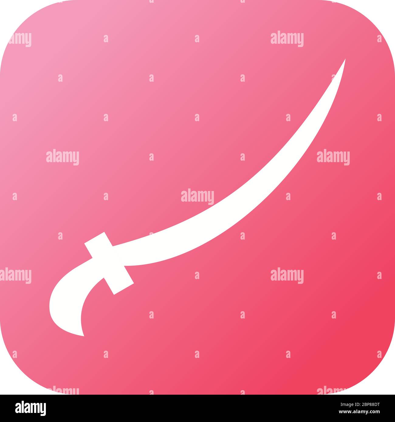 Beautiful Arabic Sword Glyph Vector Icon Stock Vector Image & Art - Alamy