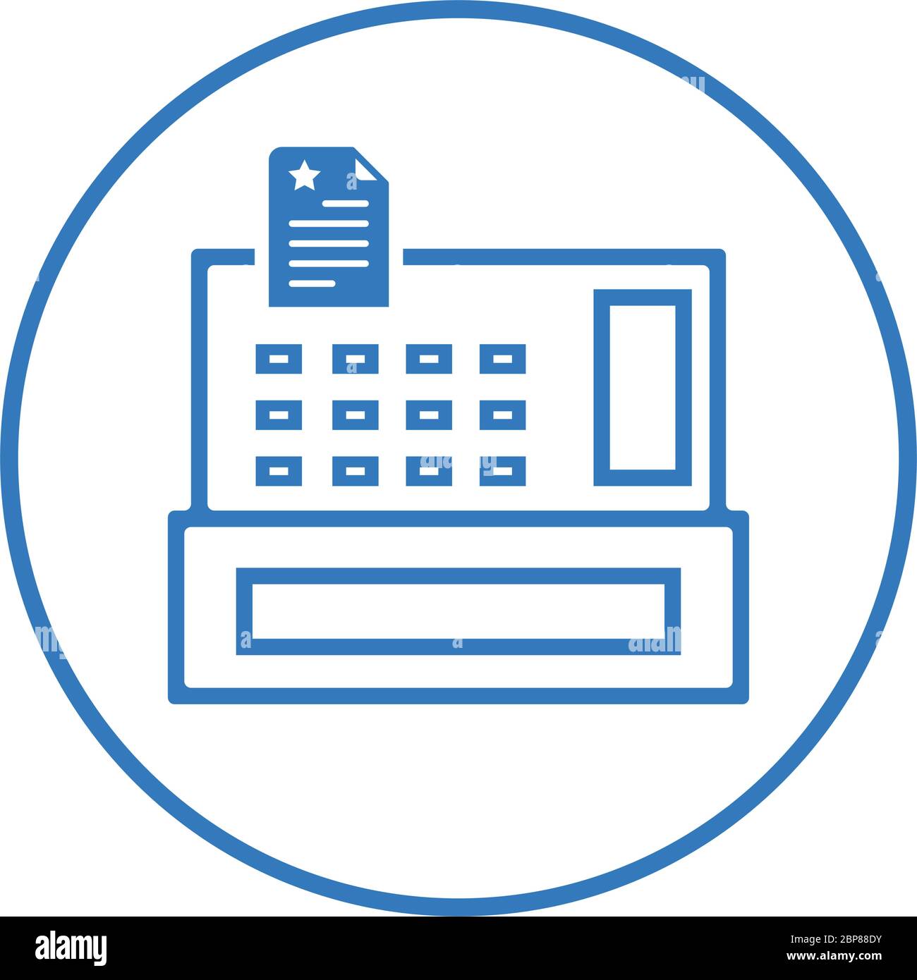 Beautiful design and fully editable Cash, receipt, register icon for ...