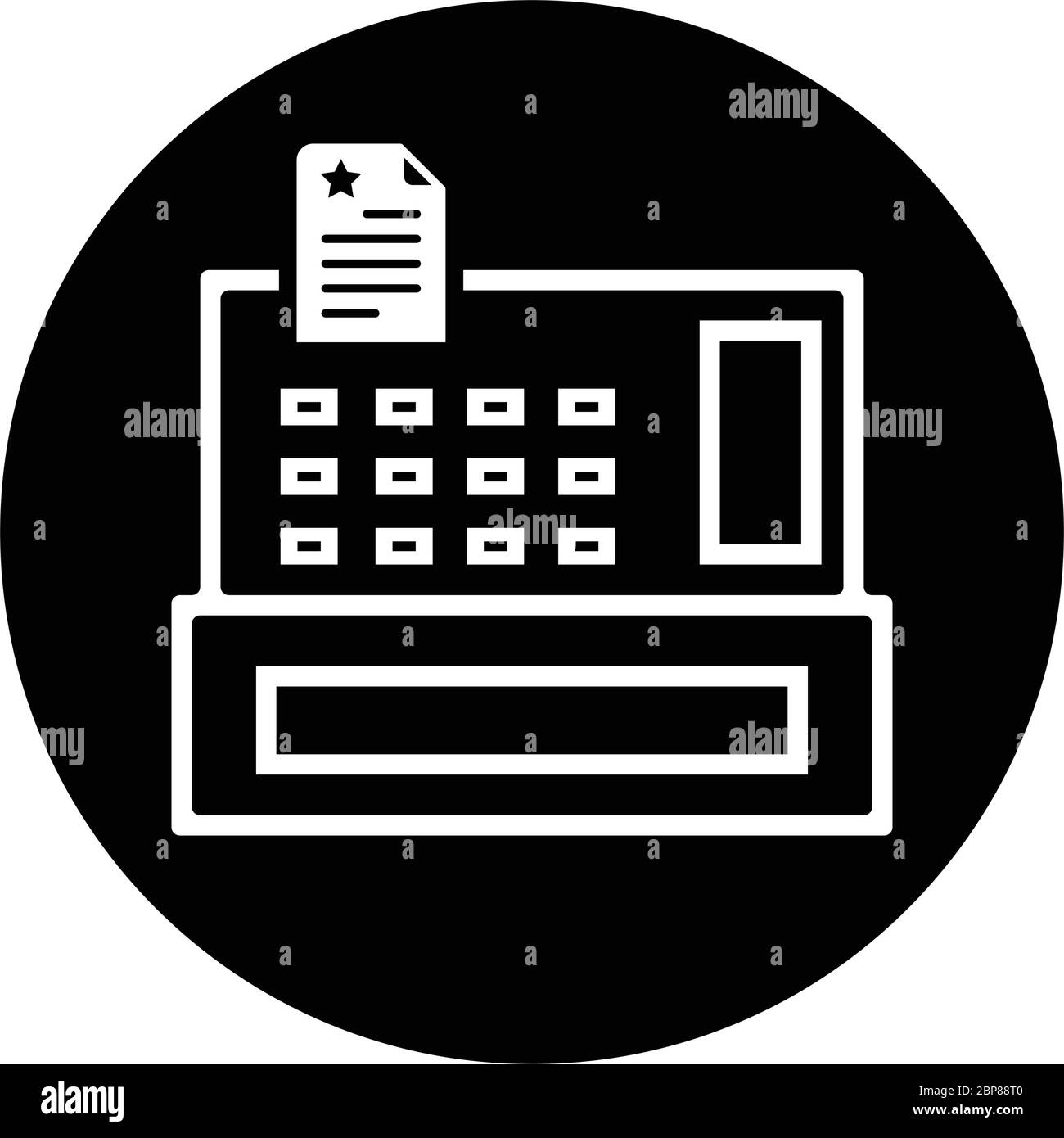 Beautiful design and fully editable Cash, receipt, register icon for ...