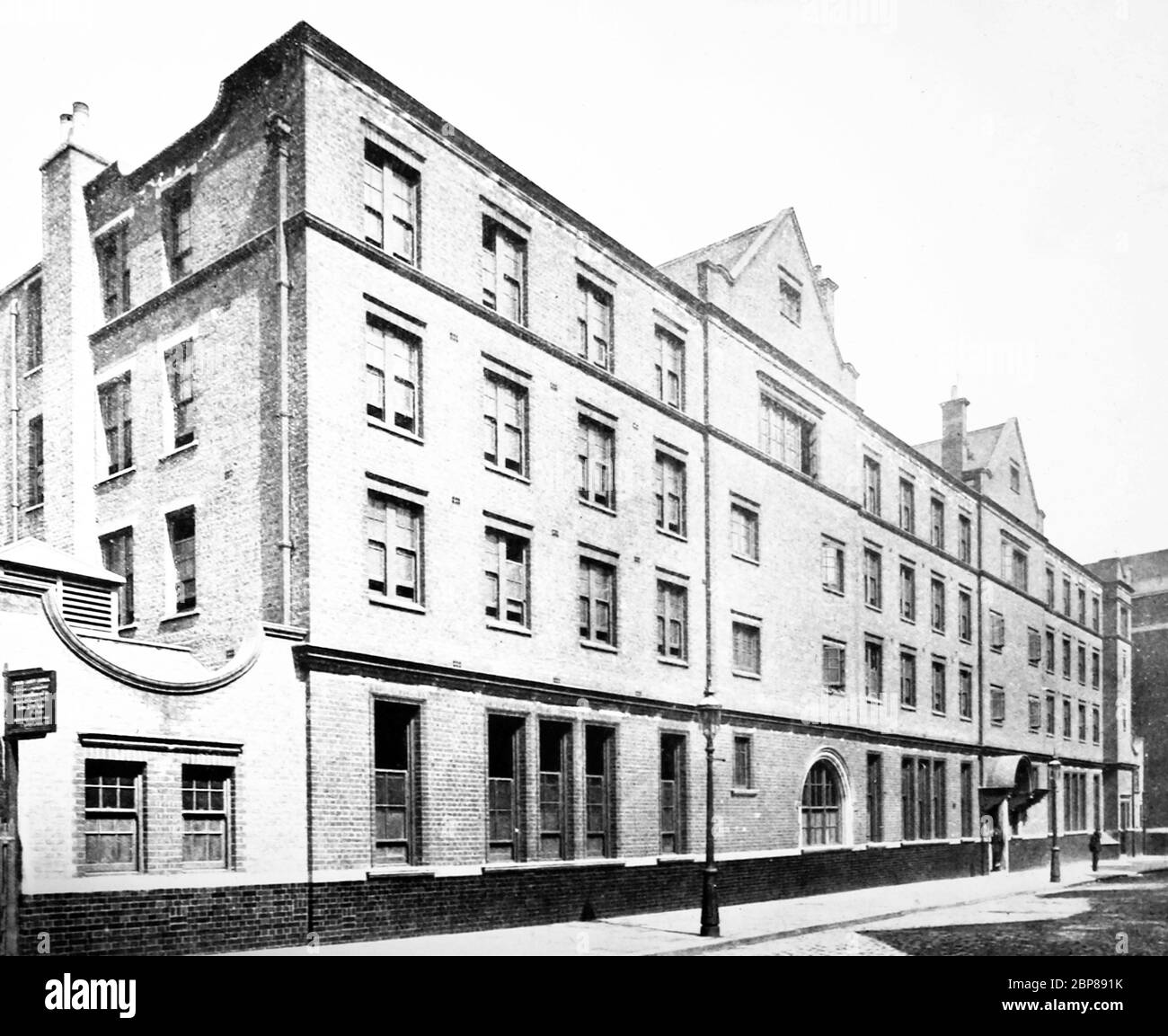 Victorian social housing Black and White Stock Photos & Images - Alamy