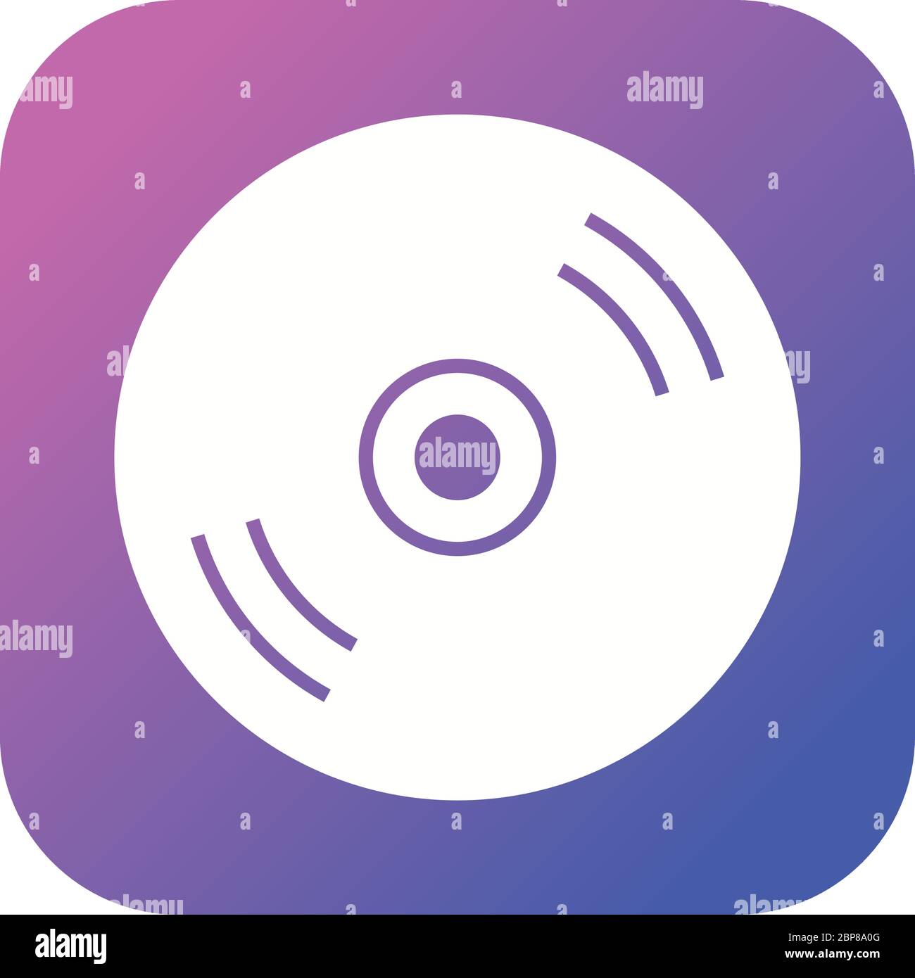 Beautiful CD Glyph Vector Icon Stock Vector Image & Art - Alamy