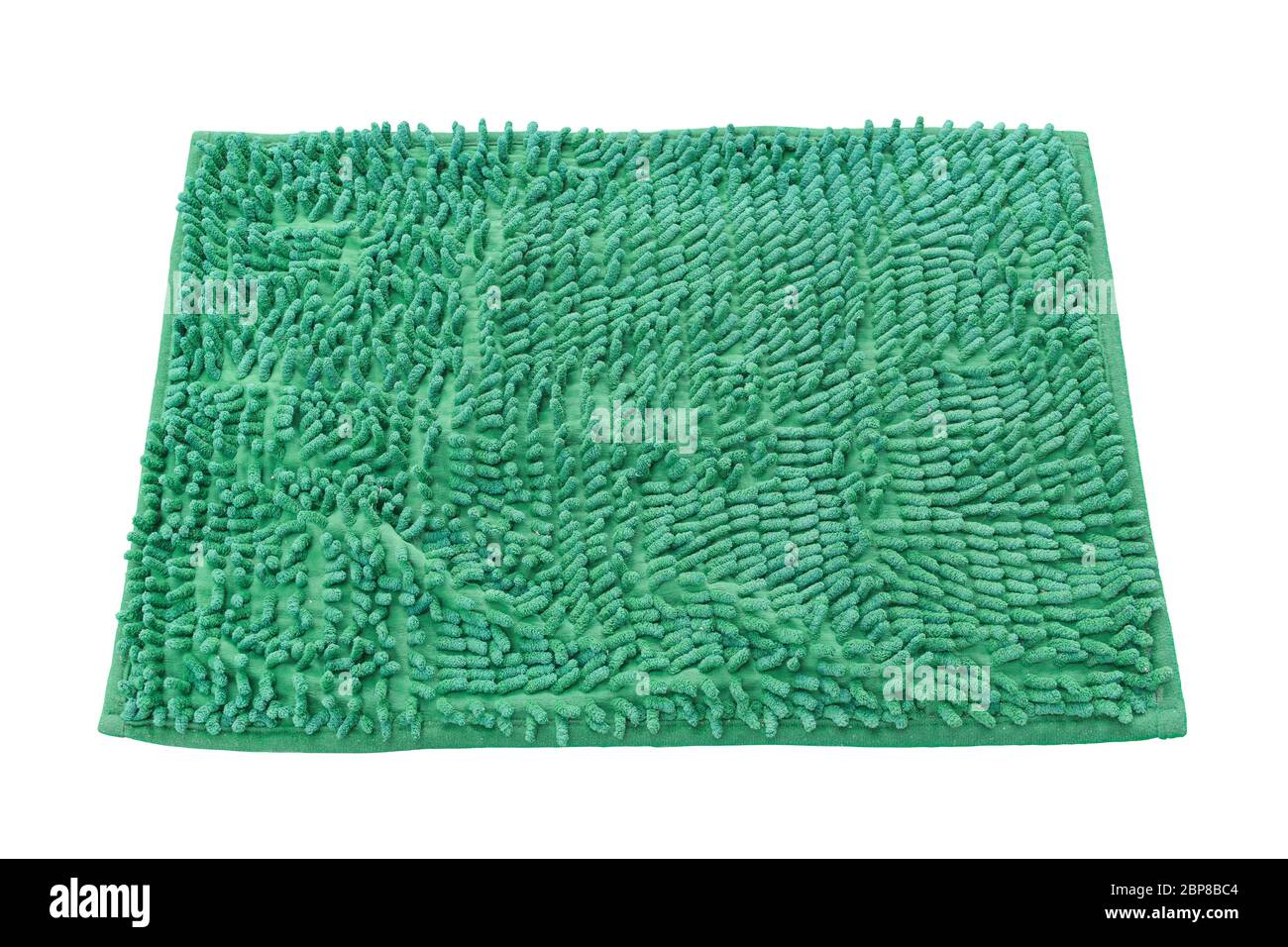 Blank green welcome mat isolated on white background Stock Photo - Alamy