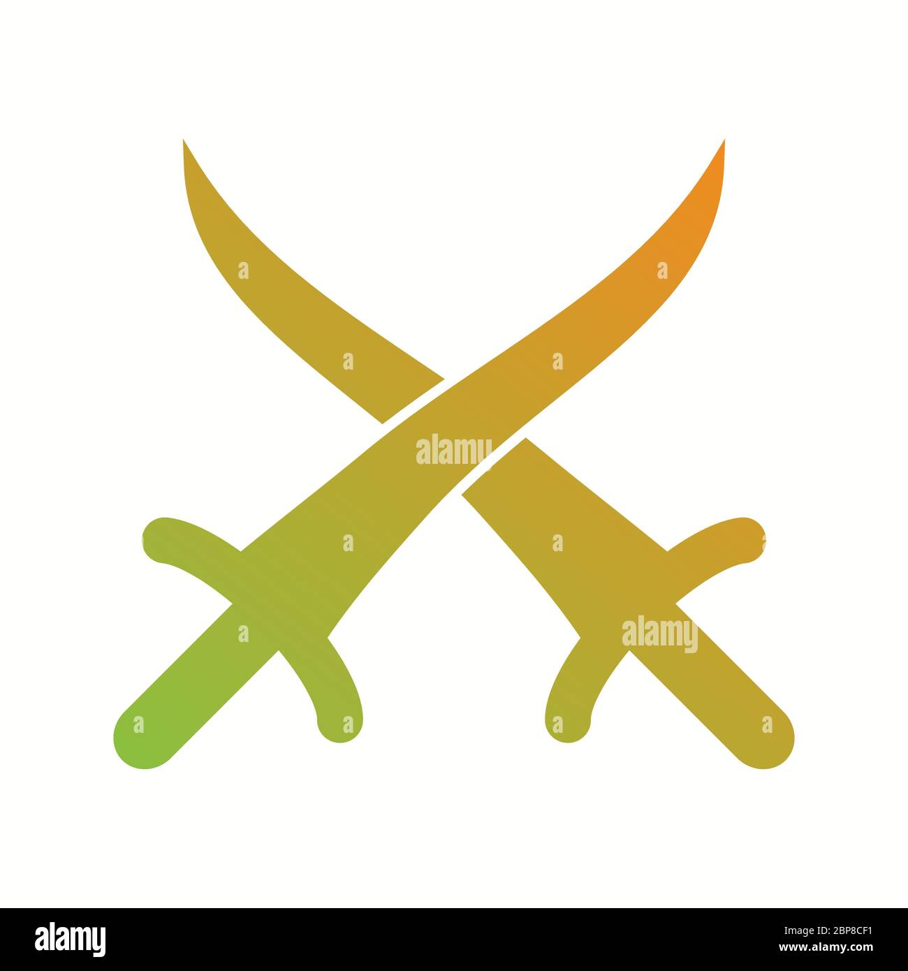 Beautiful Arabian Swords Glyph Vector Icon Stock Vector Image & Art - Alamy