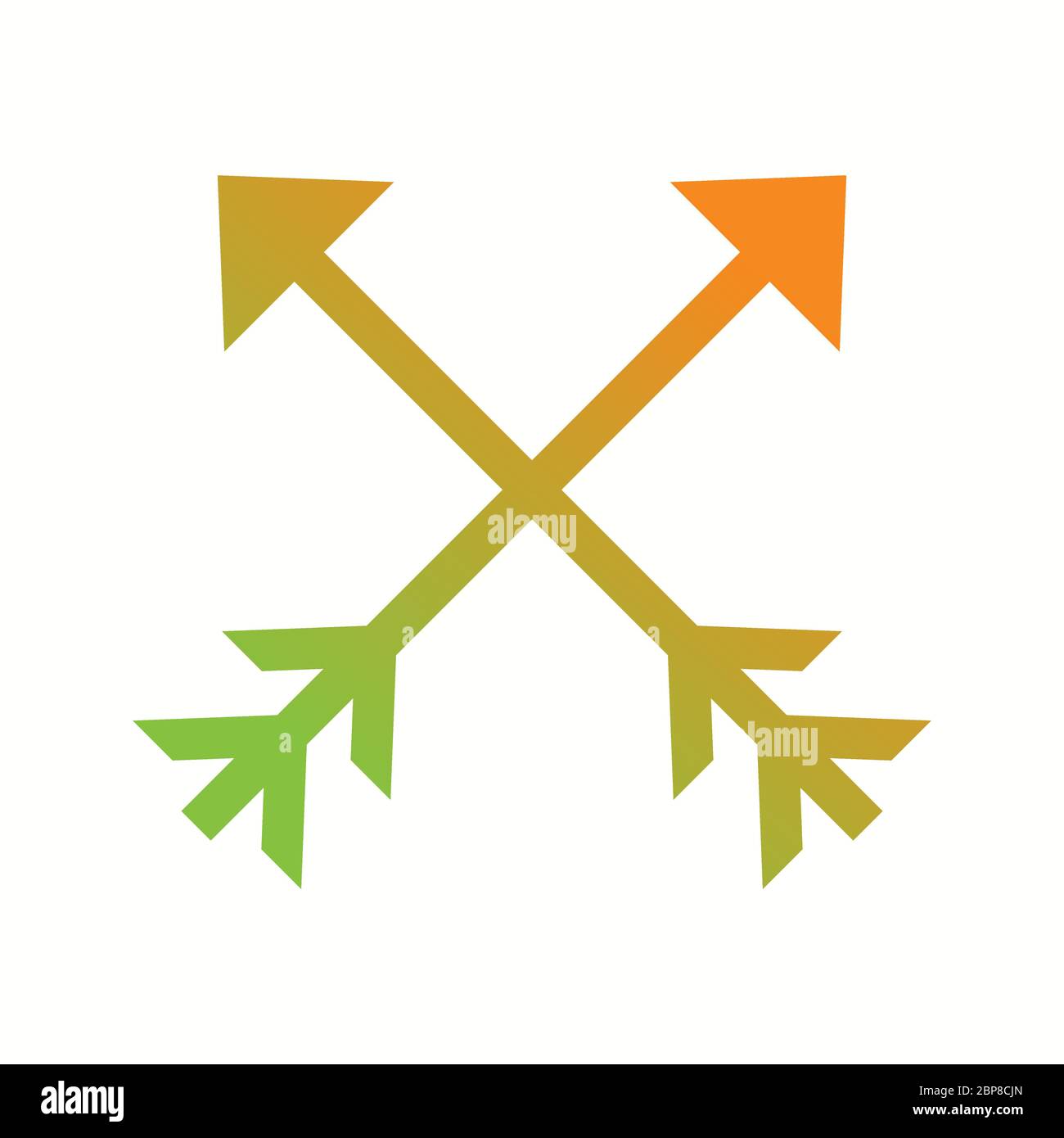 Beautiful Arrows Glyph Vector Icon Stock Vector Image & Art - Alamy