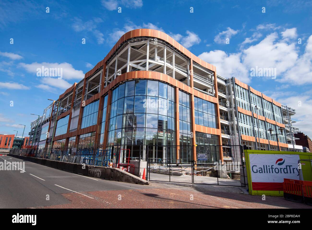 The new Broadmarsh Car Park and Library Development in Nottingham City ...