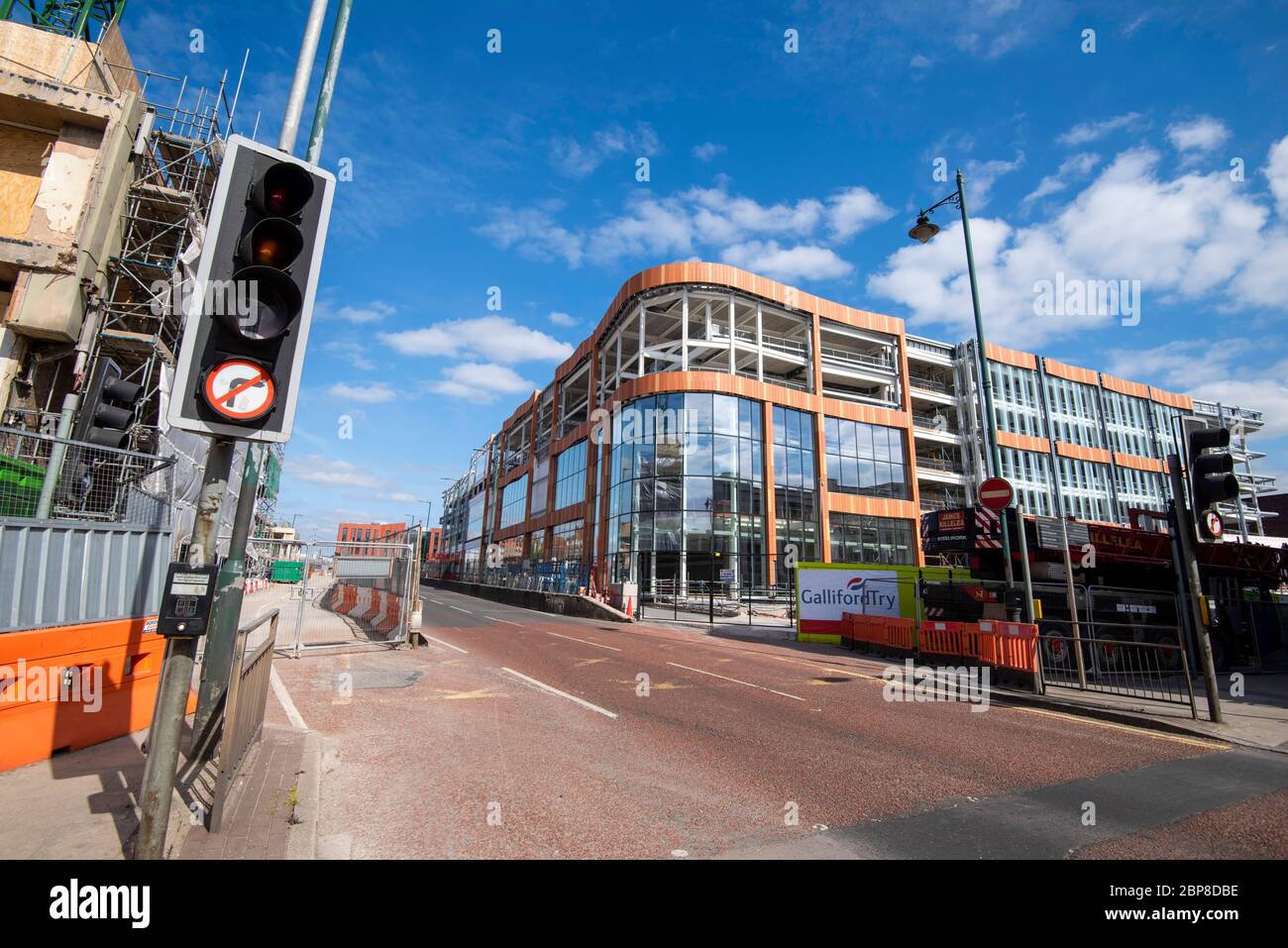 The new Broadmarsh Car Park and Library Development in Nottingham City ...