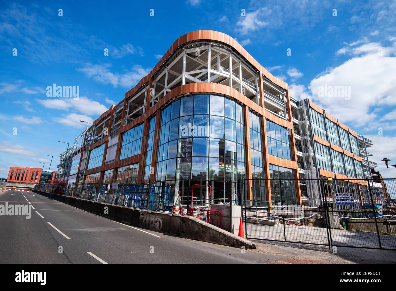 The new Broadmarsh Car Park and Library Development in Nottingham City ...