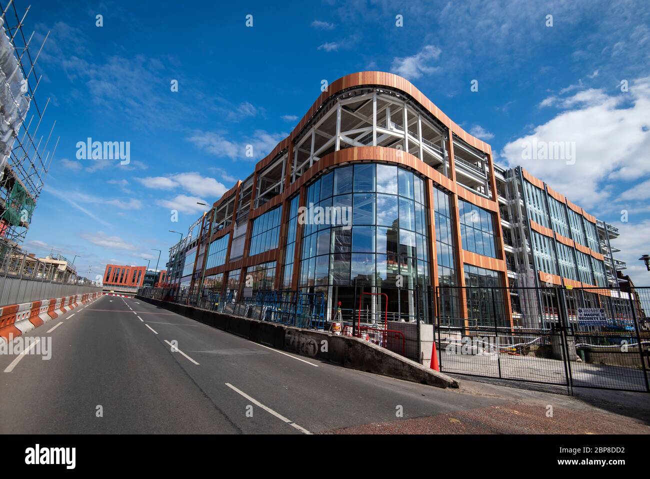 The new Broadmarsh Car Park and Library Development in Nottingham City ...
