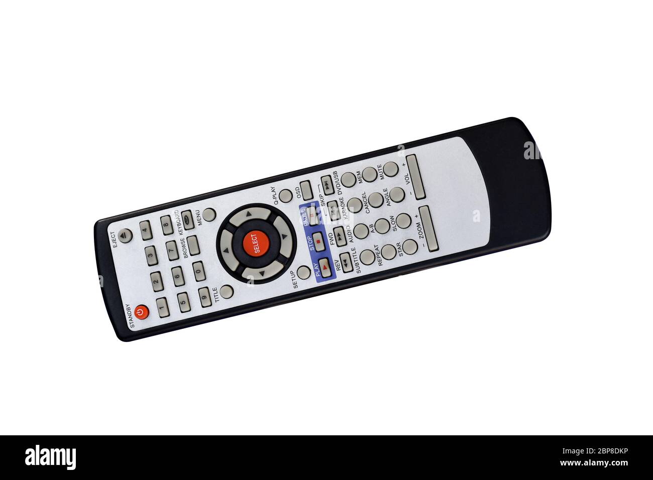 Remote control isolated on white background, object with clipping path ...