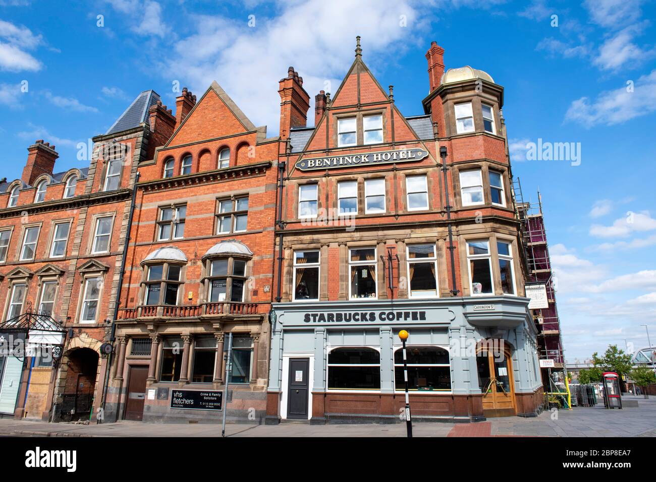 Bentinck hotel nottingham station street hi-res stock photography and ...
