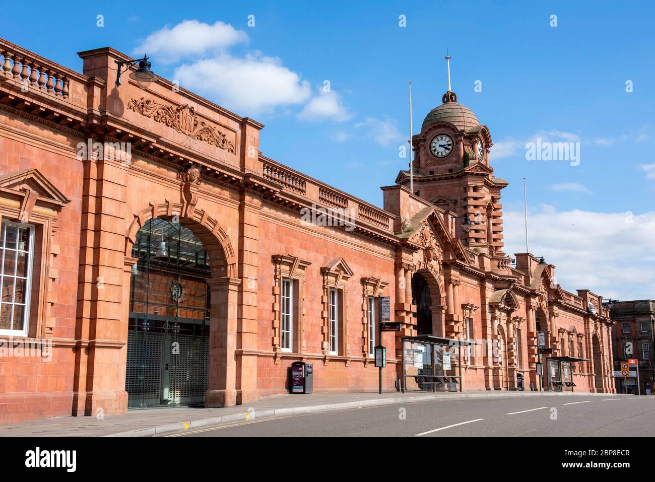 Nottingham Train Station on Carrington Street in Nottingham City Centre ...