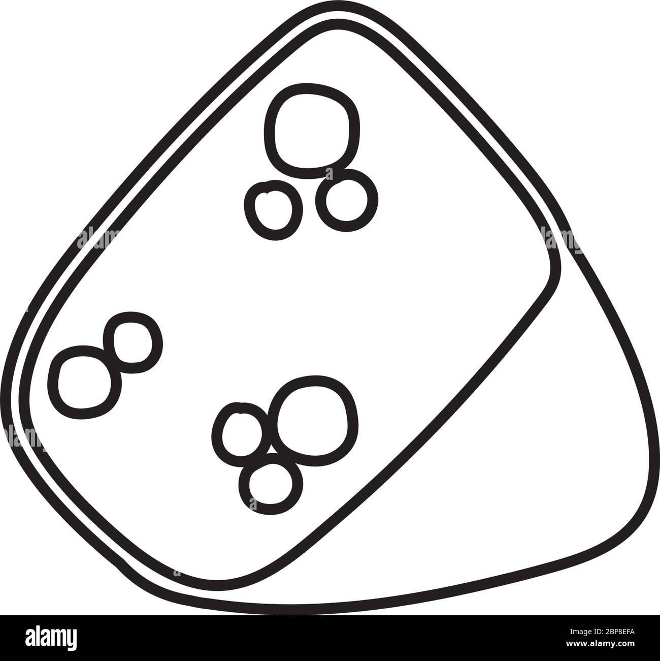 cheese portion line style icon Stock Vector Image & Art - Alamy