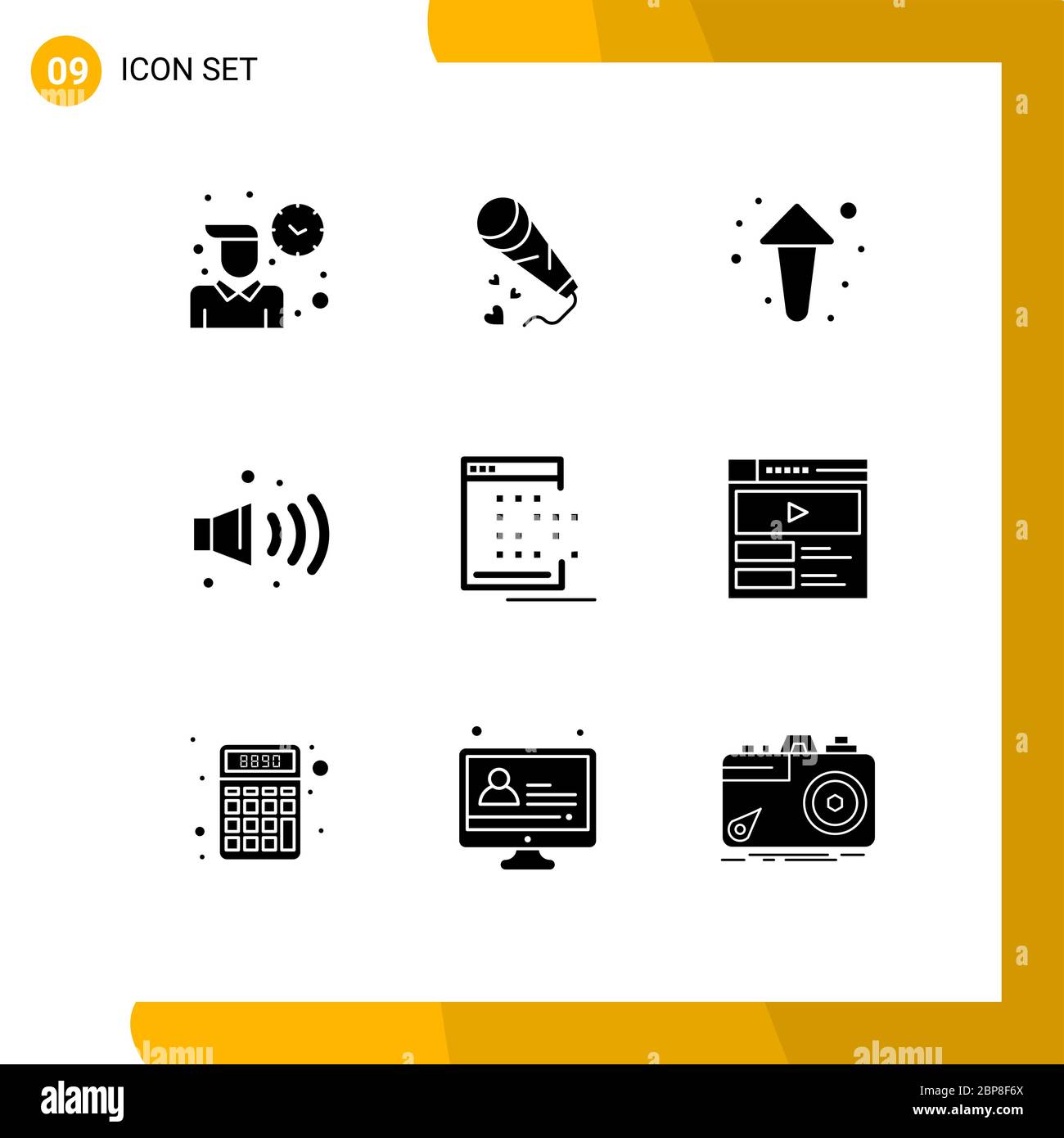 Noise pollution vector hi-res stock photography and images - Alamy