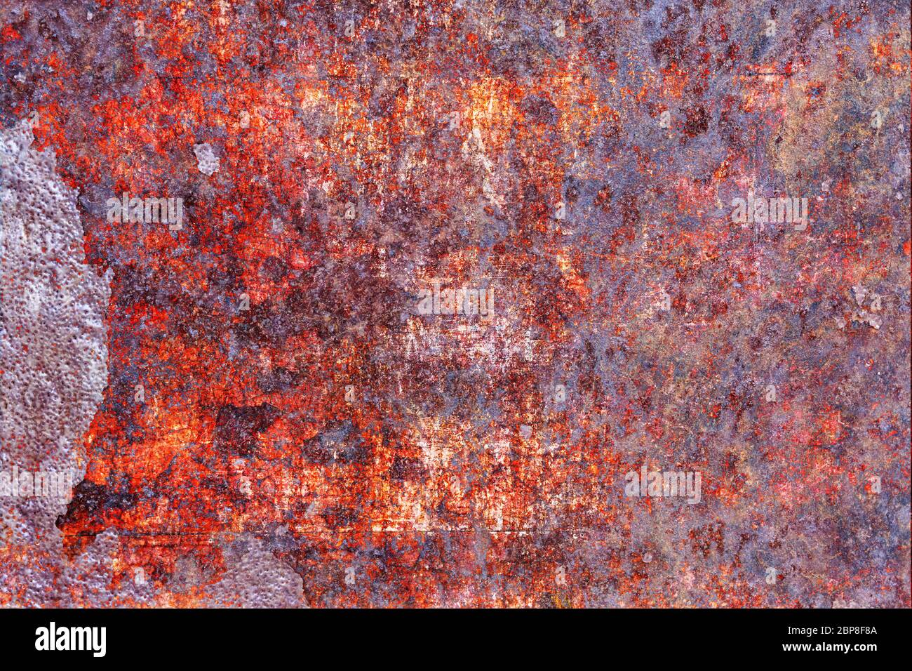 Rust on steel plate. Rusty metal Texture for decoration and industrial ...