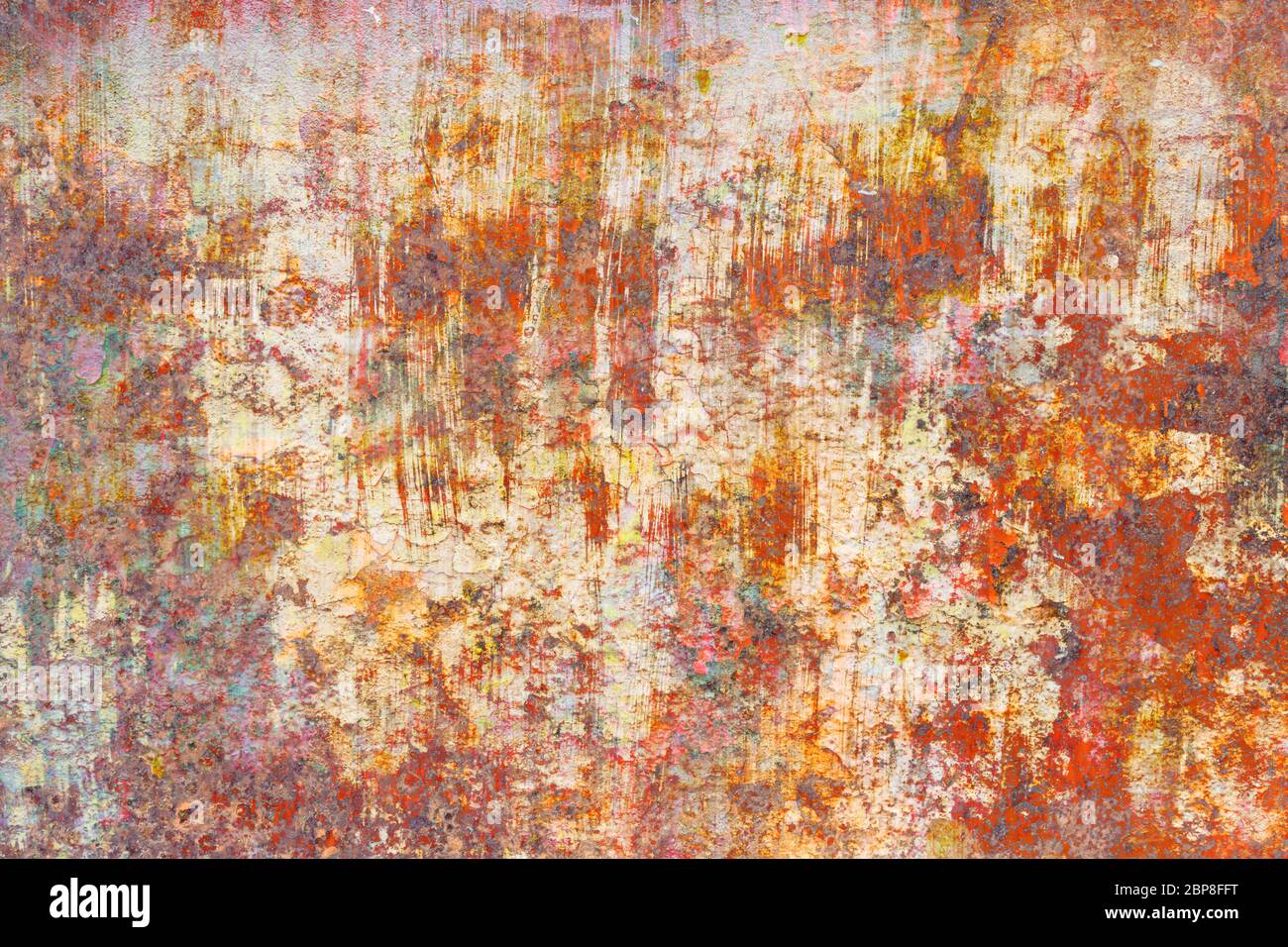 Grunge metal coroded texture. Old rusty metal plate heavily aged ...