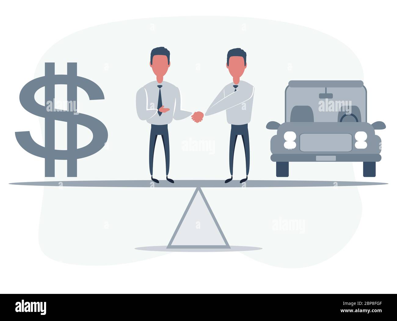 Two people equality symbol Stock Vector Images - Alamy