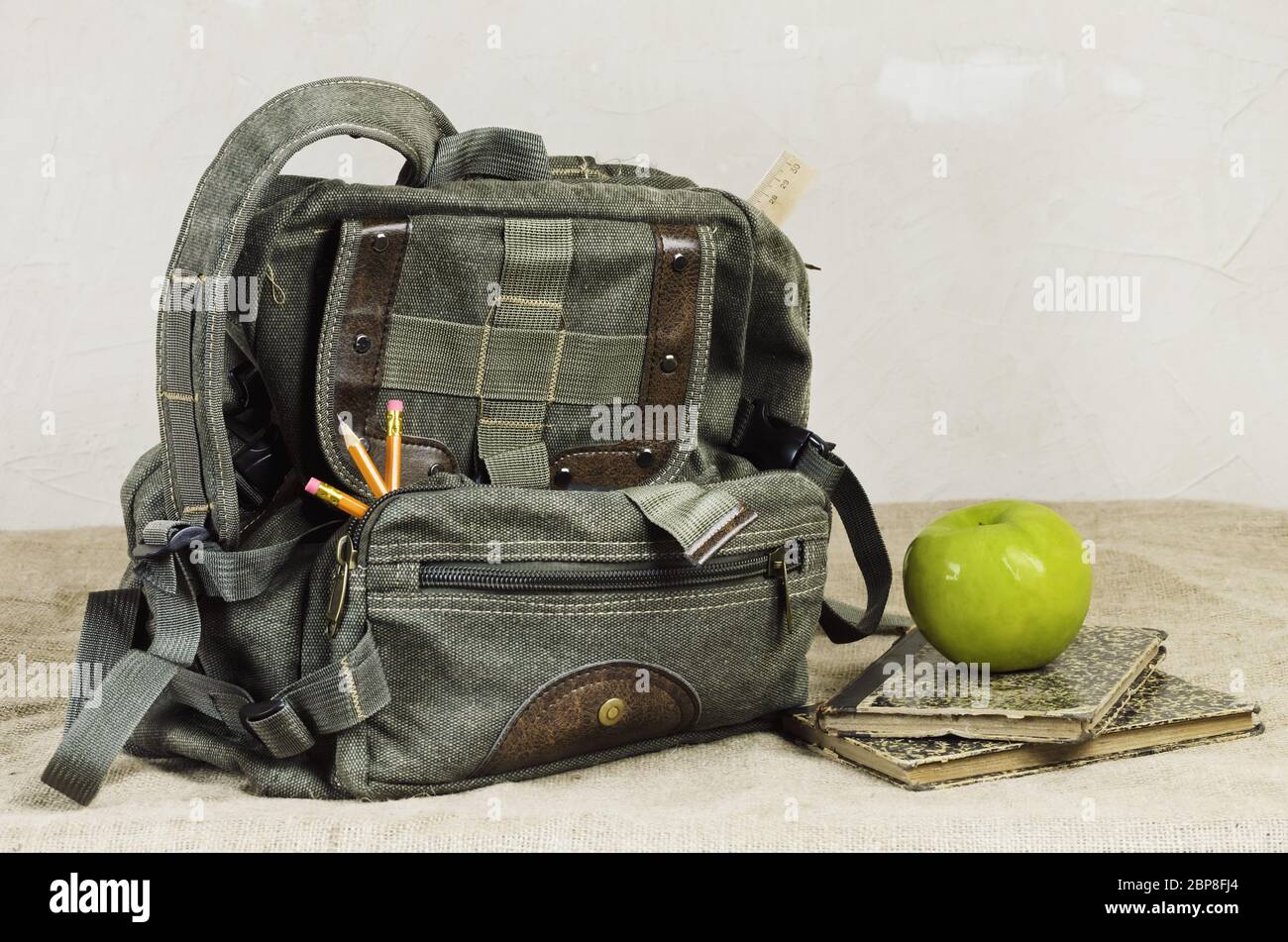 Backpack theme hi-res stock photography and images - Alamy