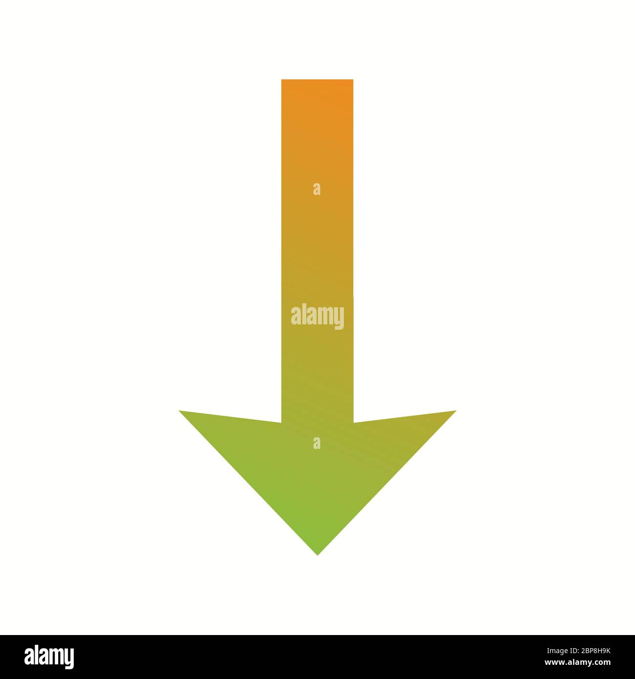 Beautiful Down Glyph Vector Icon Stock Vector Image & Art - Alamy