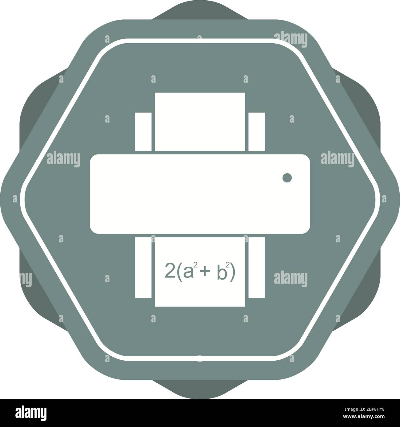 Beautiful Printer Glyph Vector Icon Stock Vector Image & Art - Alamy