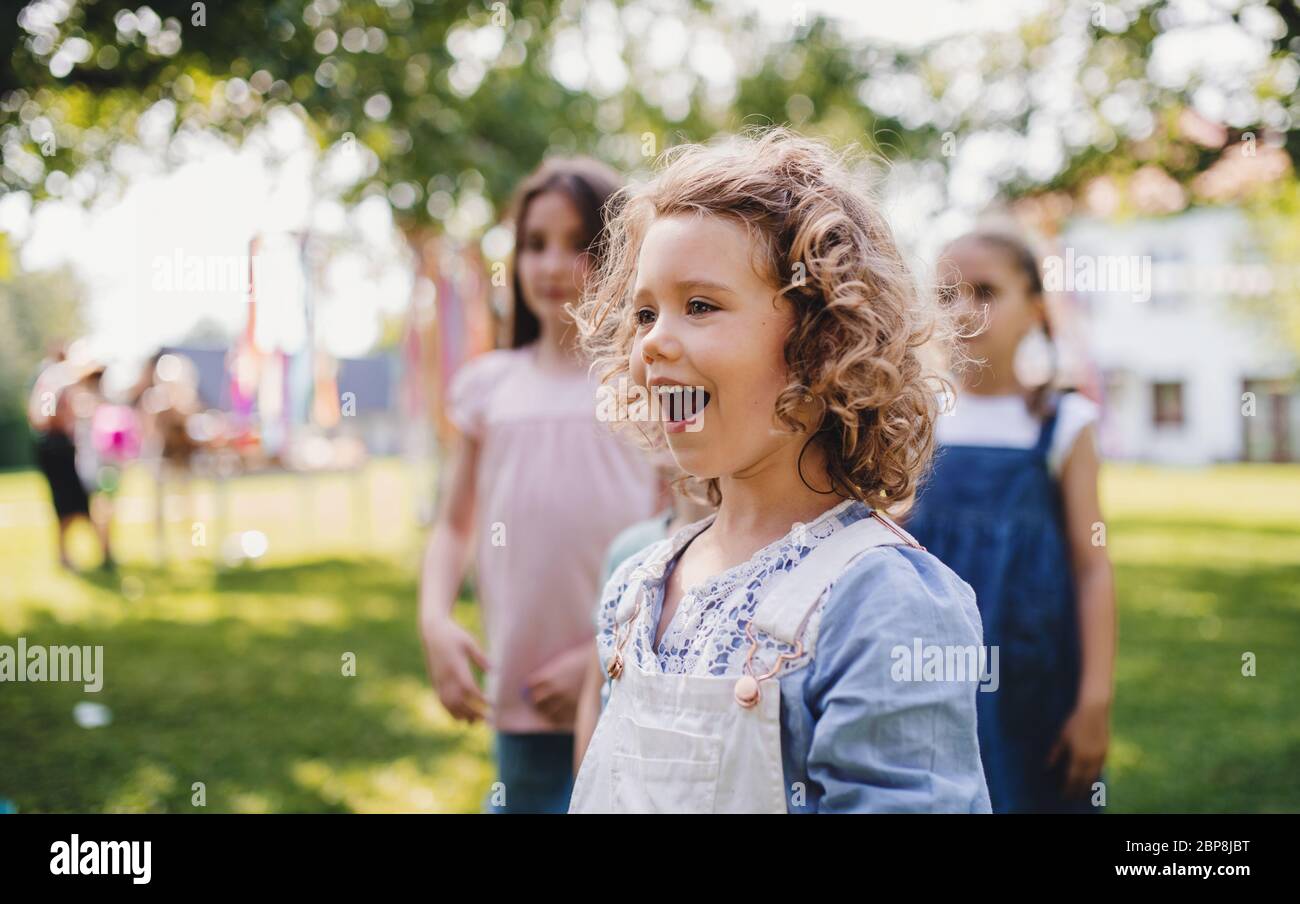 Children playing school yard hi-res stock photography and images - Alamy
