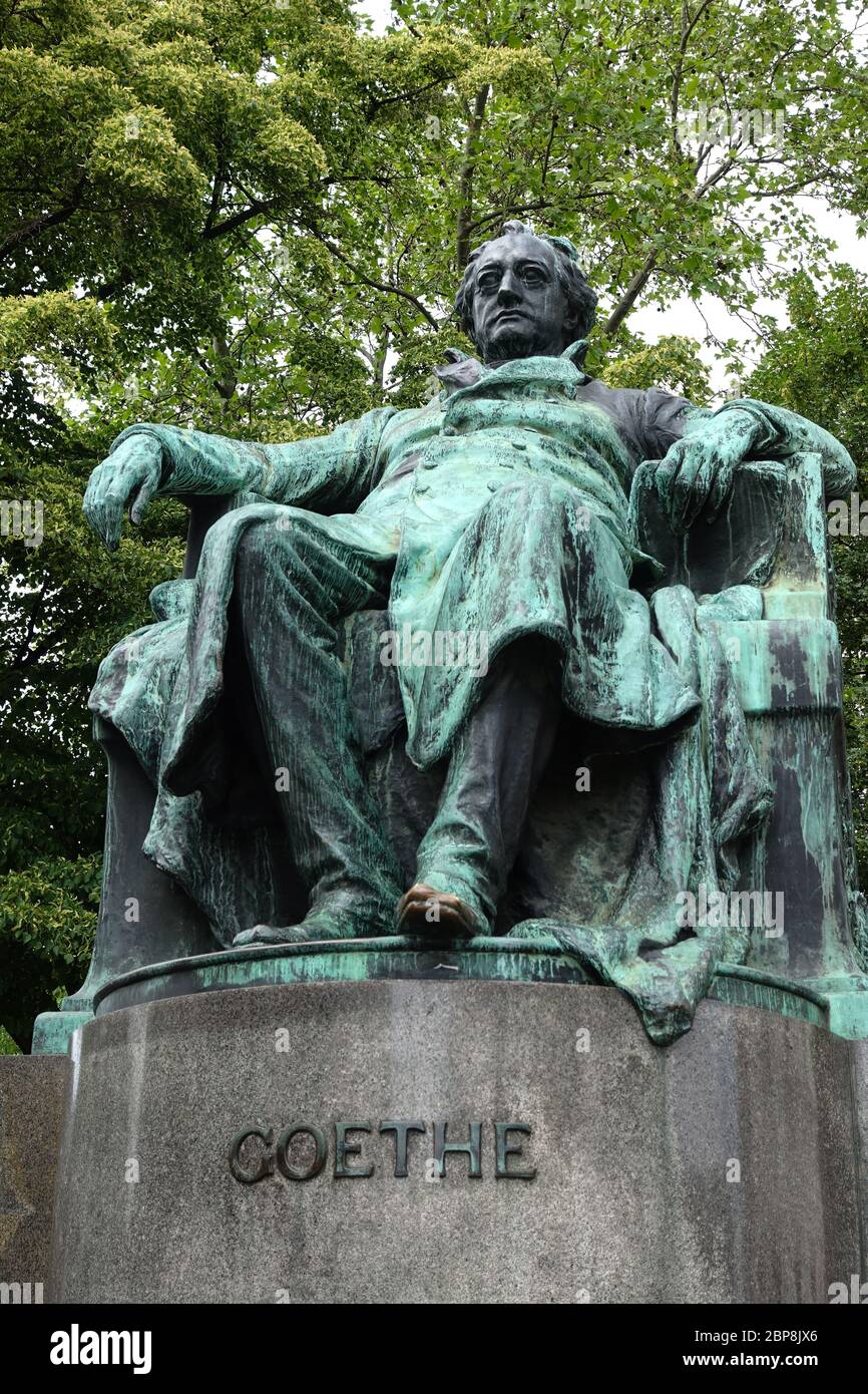 Goethe Denkmal Wien, Sehenswürdigkeit an der Ring Strasse beim ...