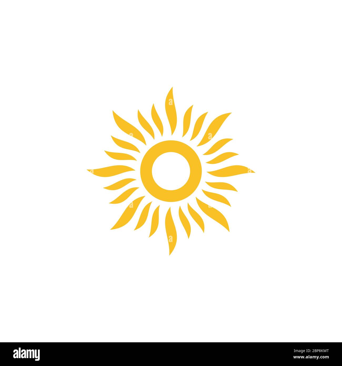 The sun logo hi-res stock photography and images - Alamy