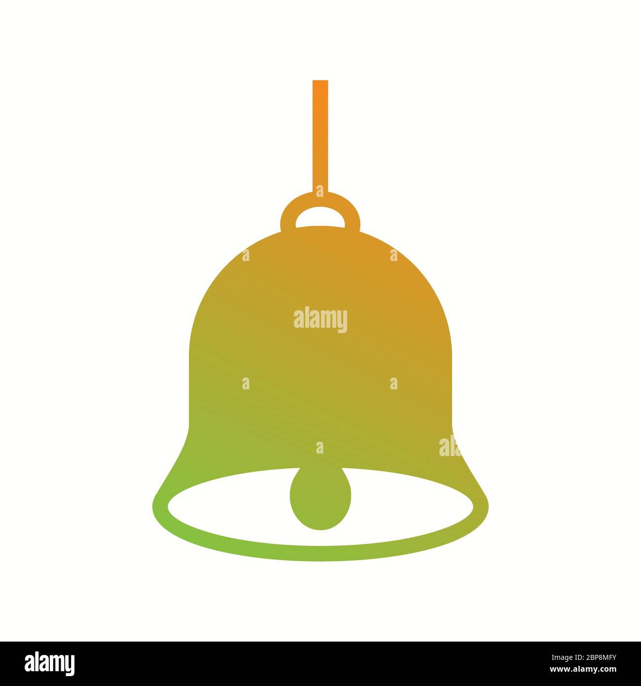 Beautiful Bell Glyph Vector Icon Stock Vector Image & Art - Alamy