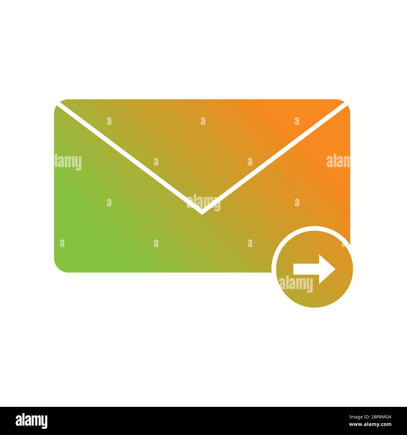 Beautiful Sending Message Glyph Vector Icon Stock Vector Image & Art ...