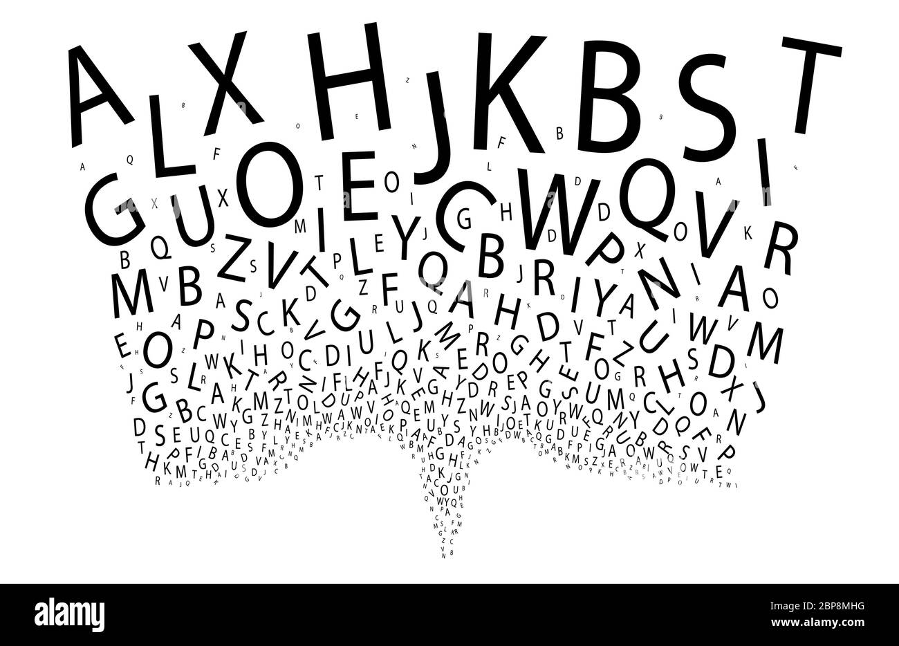 Random Letters Background