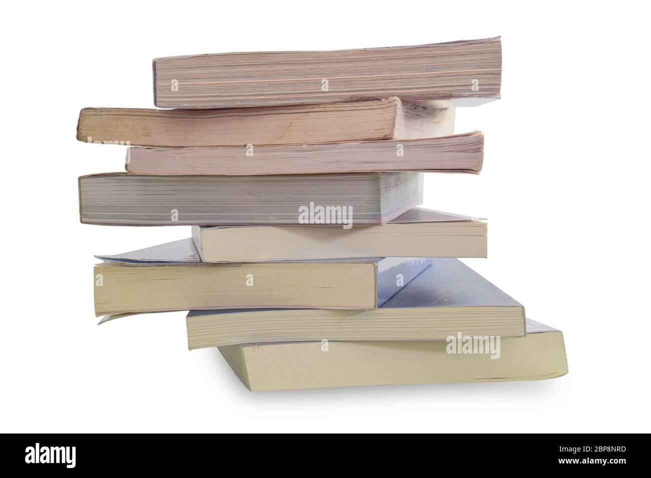 Old Paper Stack Isolated Book High Resolution Stock Photography and ...