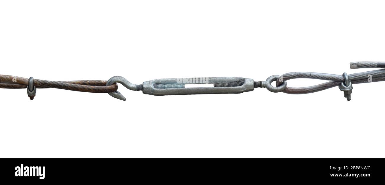 chain towing, Isolated on white background. Object with clipping path ...
