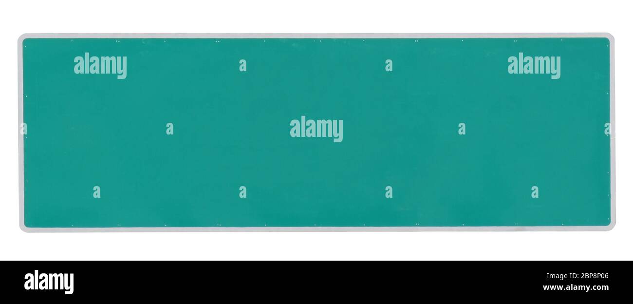 Empty green board isolated on white background. For copy space or text ...