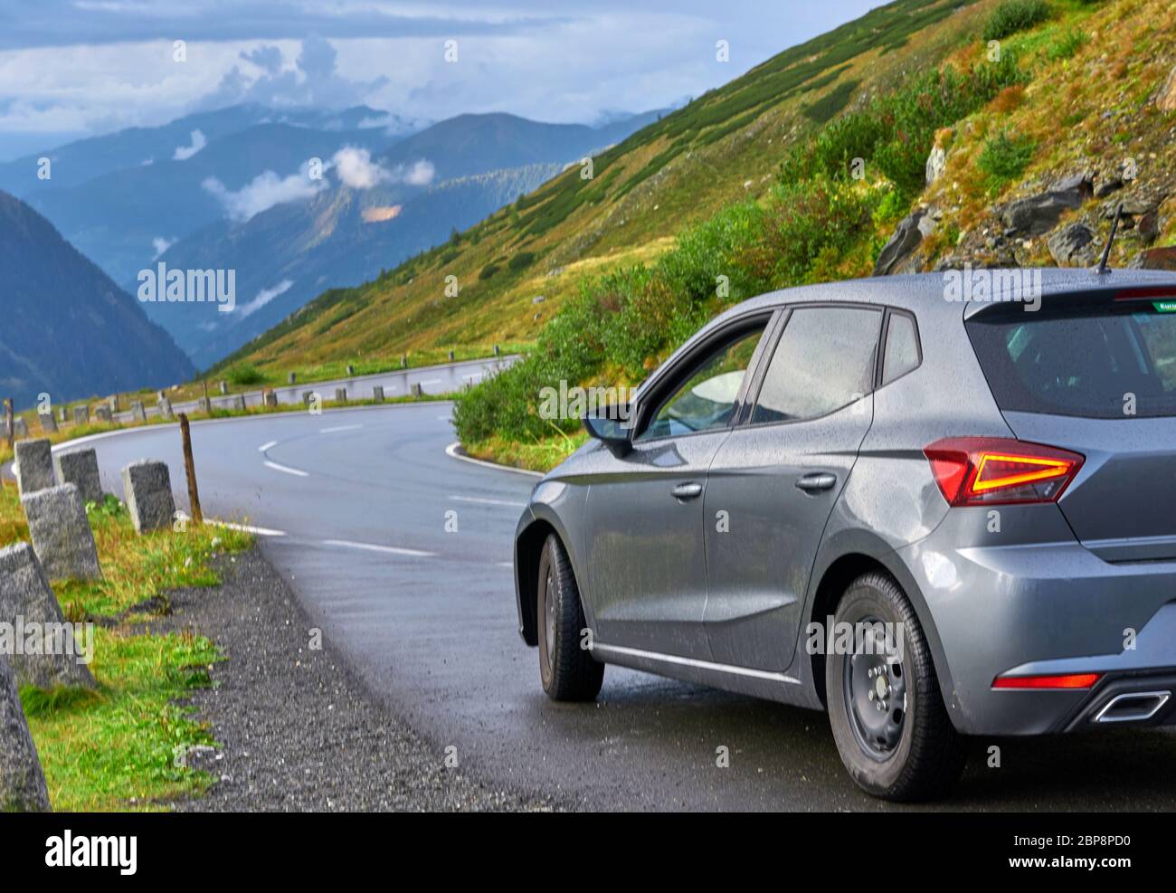 Driving alpine pass hi-res stock photography and images - Alamy
