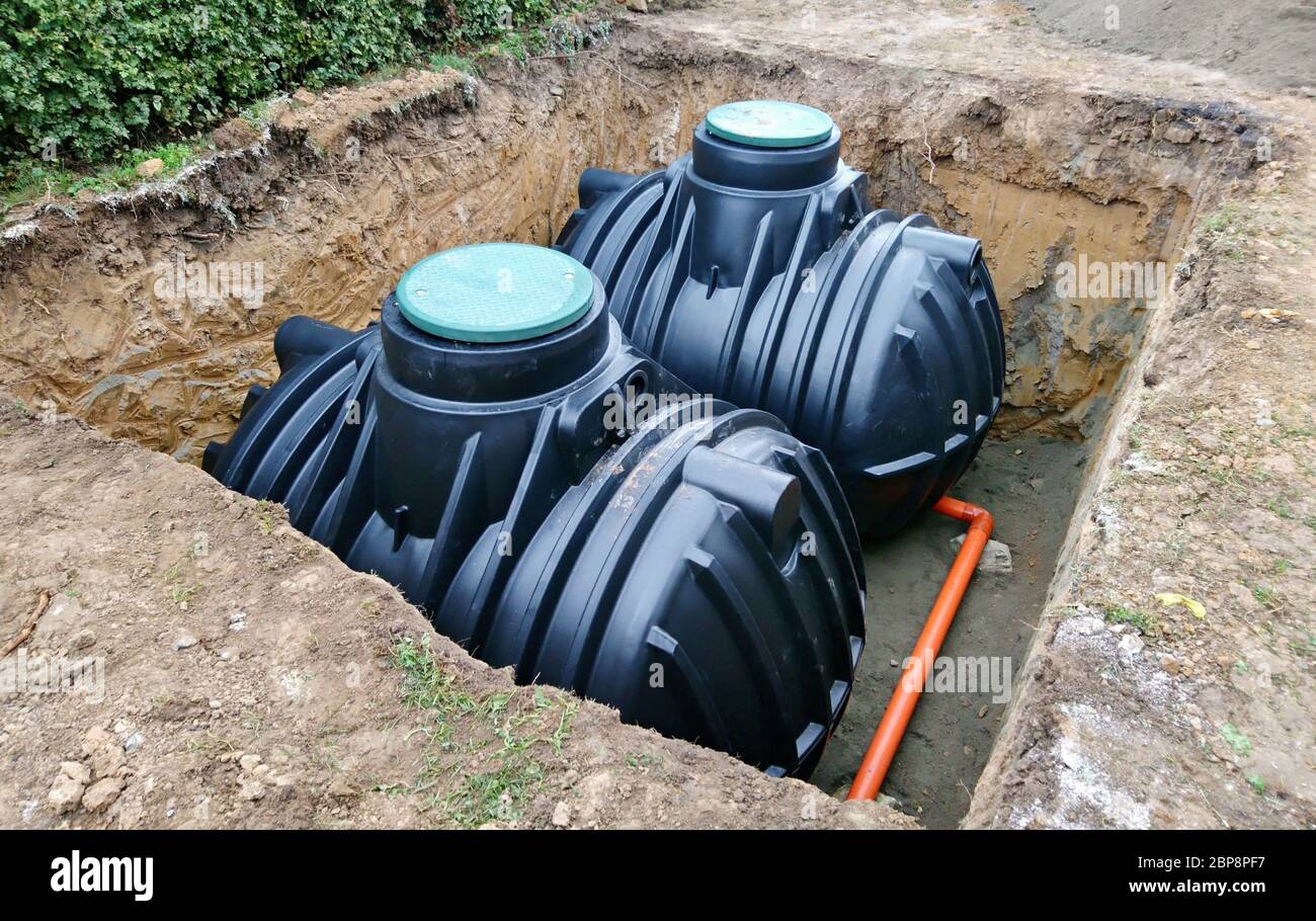 Rainwater harvesting system hi-res stock photography and images - Alamy