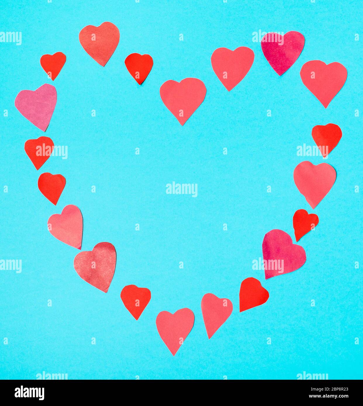 Paper heart collage hi-res stock photography and images - Alamy