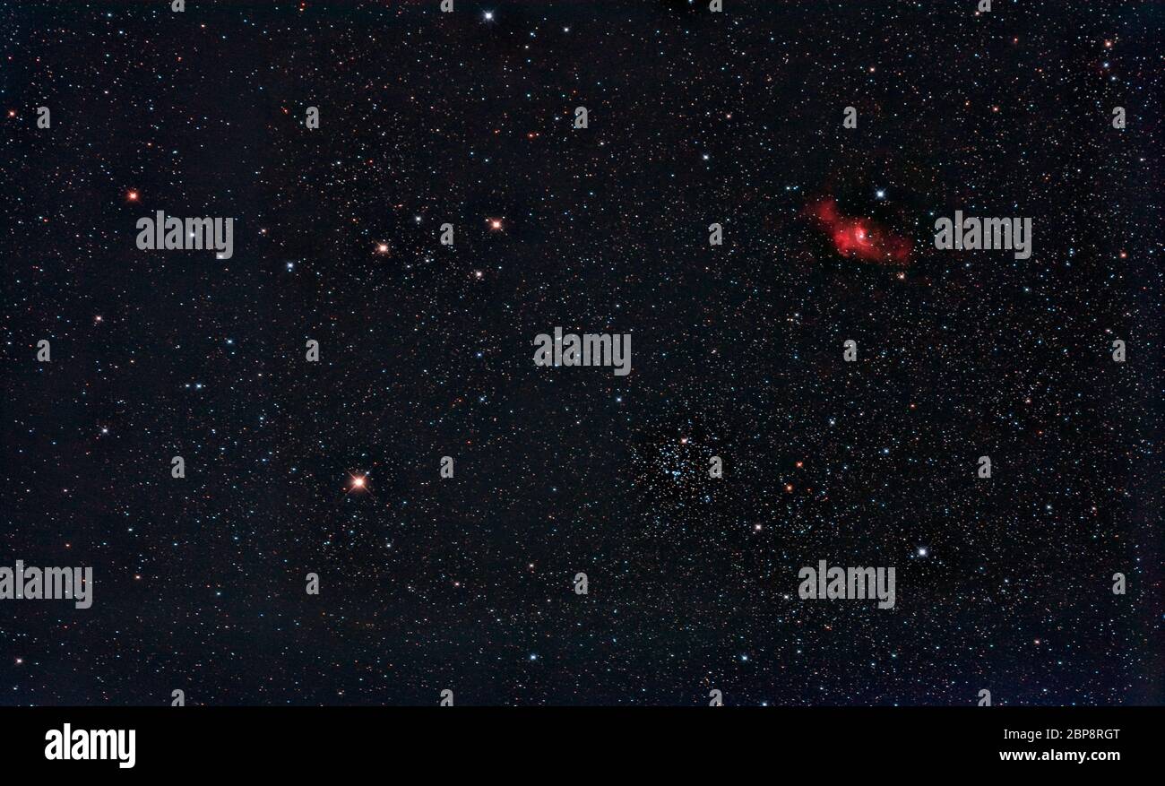 Bubble nebula open star cluster hi-res stock photography and images - Alamy