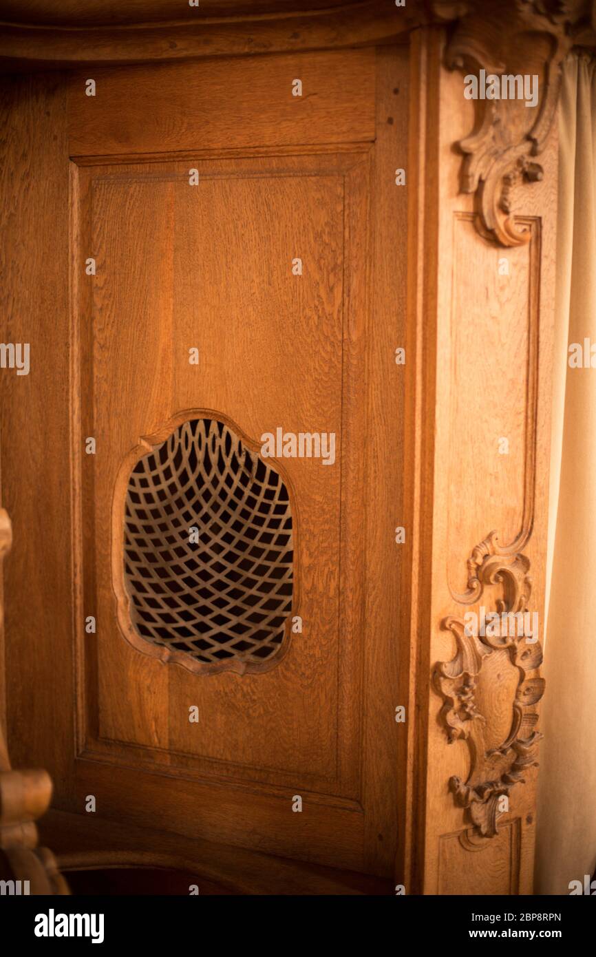 Confessional Of A Church High Resolution Stock Photography and Images ...