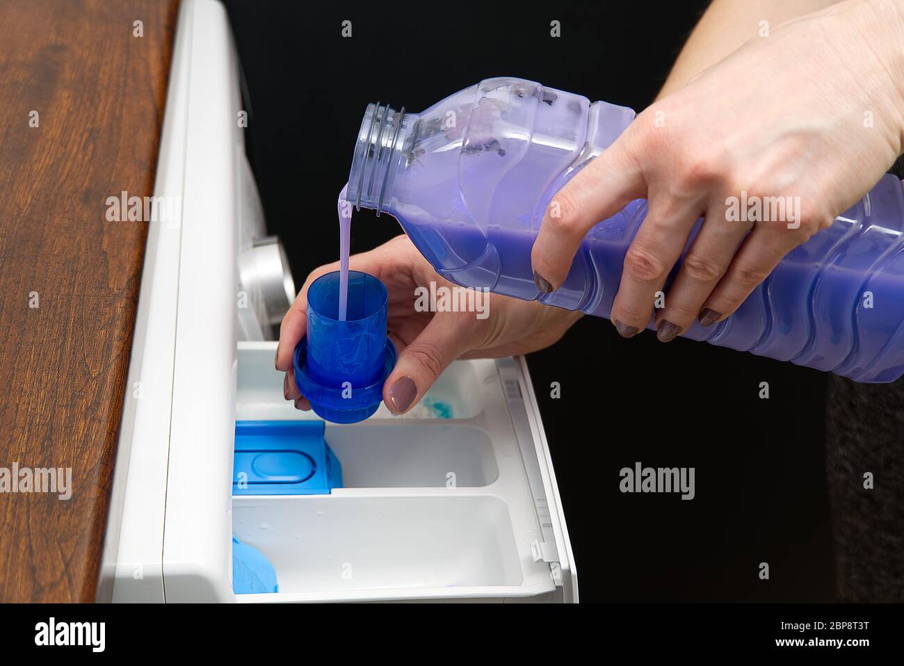 Container for washing powder and liquid. Washing machine for clothes ...